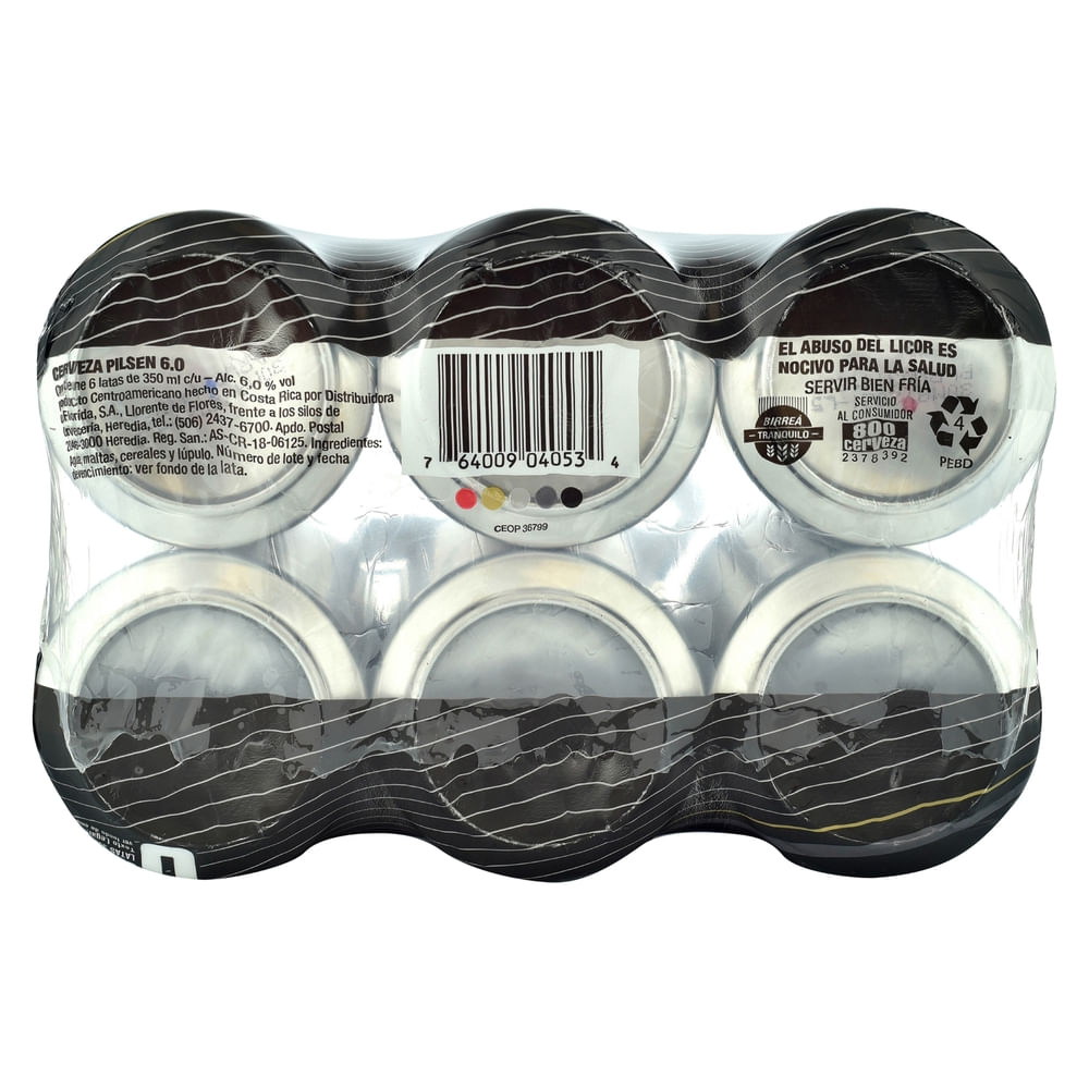 Comprar 6 Pack Cerveza Pilsen Lata - 350ml | Walmart Costa Rica ...