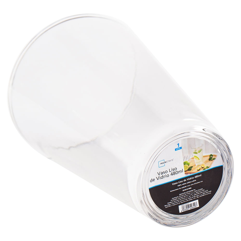 Ms Vaso Liso De Vidrio 480ml - Walmart | Costa Rica