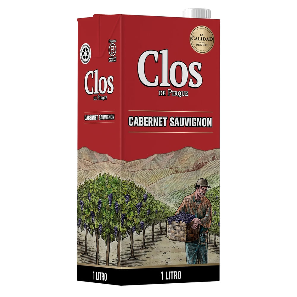 Comprar Vino Clos De Pirque Cabernet Sauvignon - 1000ml | Walmart Costa ...