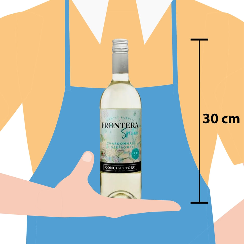 Comprar Vino blanco Frontera spritzer chardonnay eldelflower - 750 ml ...
