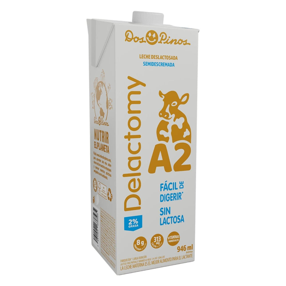 Comprar Leche Dos Pinos Delactomy A2 - 946 ml | Walmart Costa Rica ...