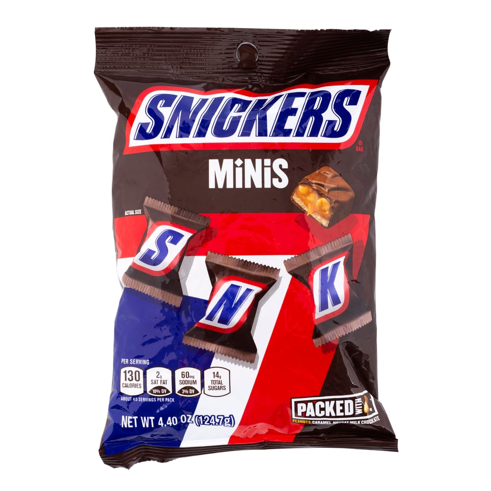 Comprar Chocolate Marca Snickers Minis Milk Chocolate, Maní Y Caramelo ...