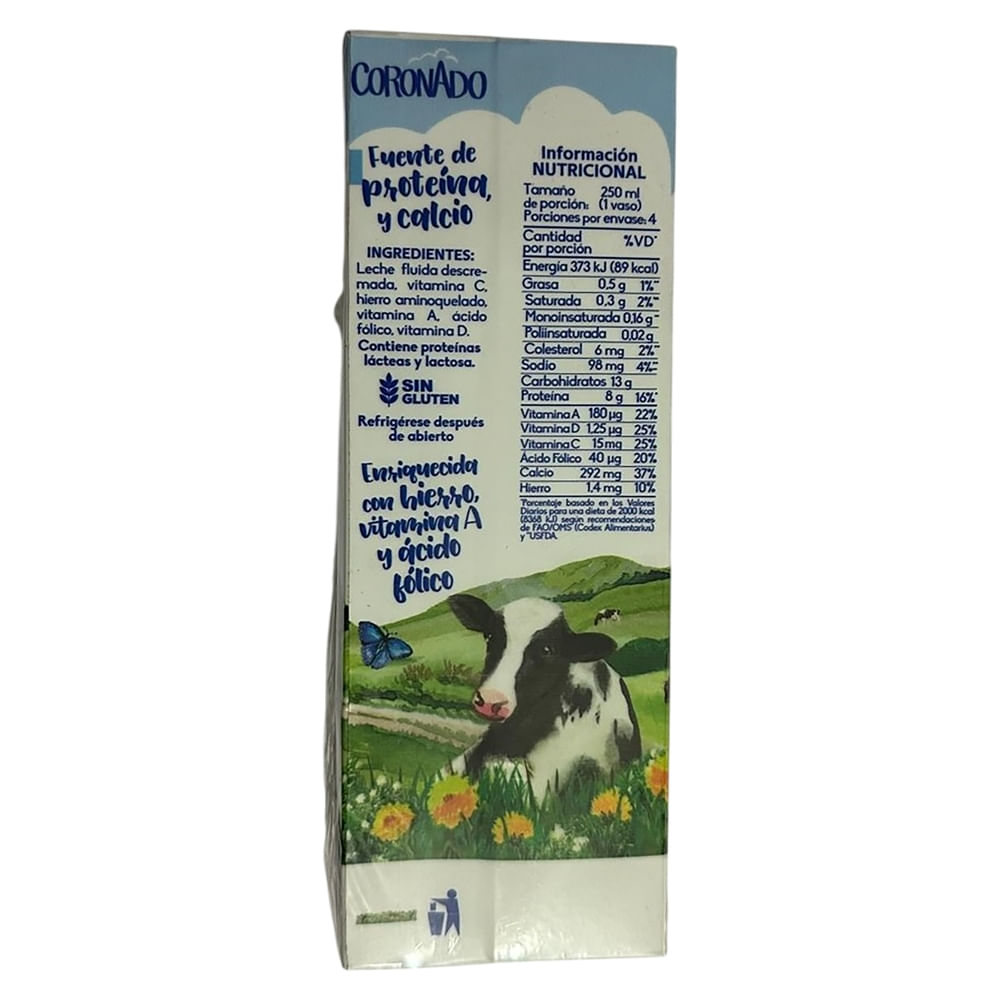 Leche Dos Pinos UHT 4X3 pack - 4000 ml