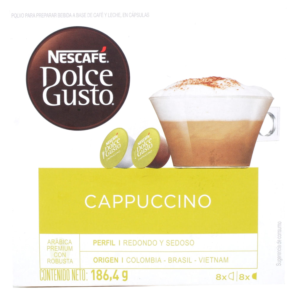 Comprar Nescafé® Dolce Gusto Cappuccino Caja 16 Capsulas | Walmart ...
