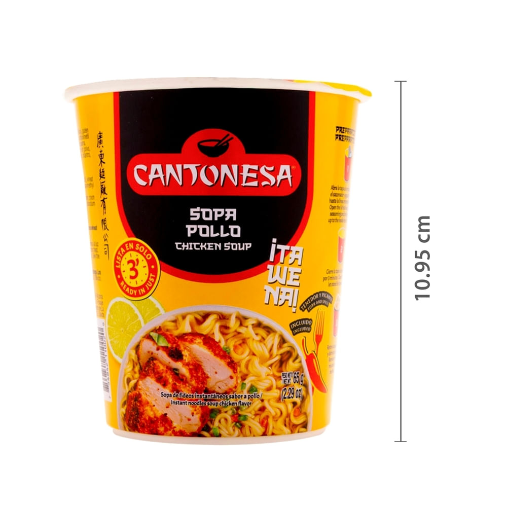 Comprar Sopa Cantonesa Vaso Pollo - 65 g | Walmart Costa Rica ...