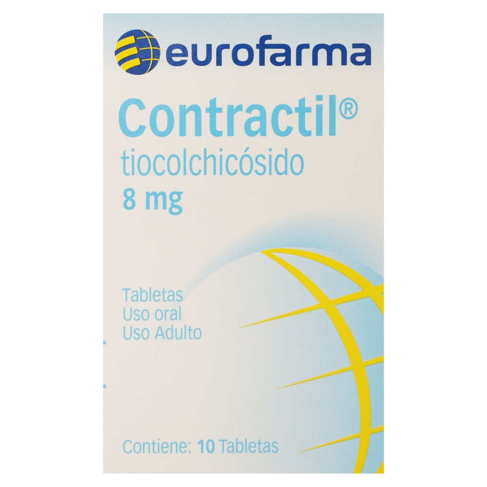 Contractil 8 Mg X 10 Tabletas - Walmart | Costa Rica
