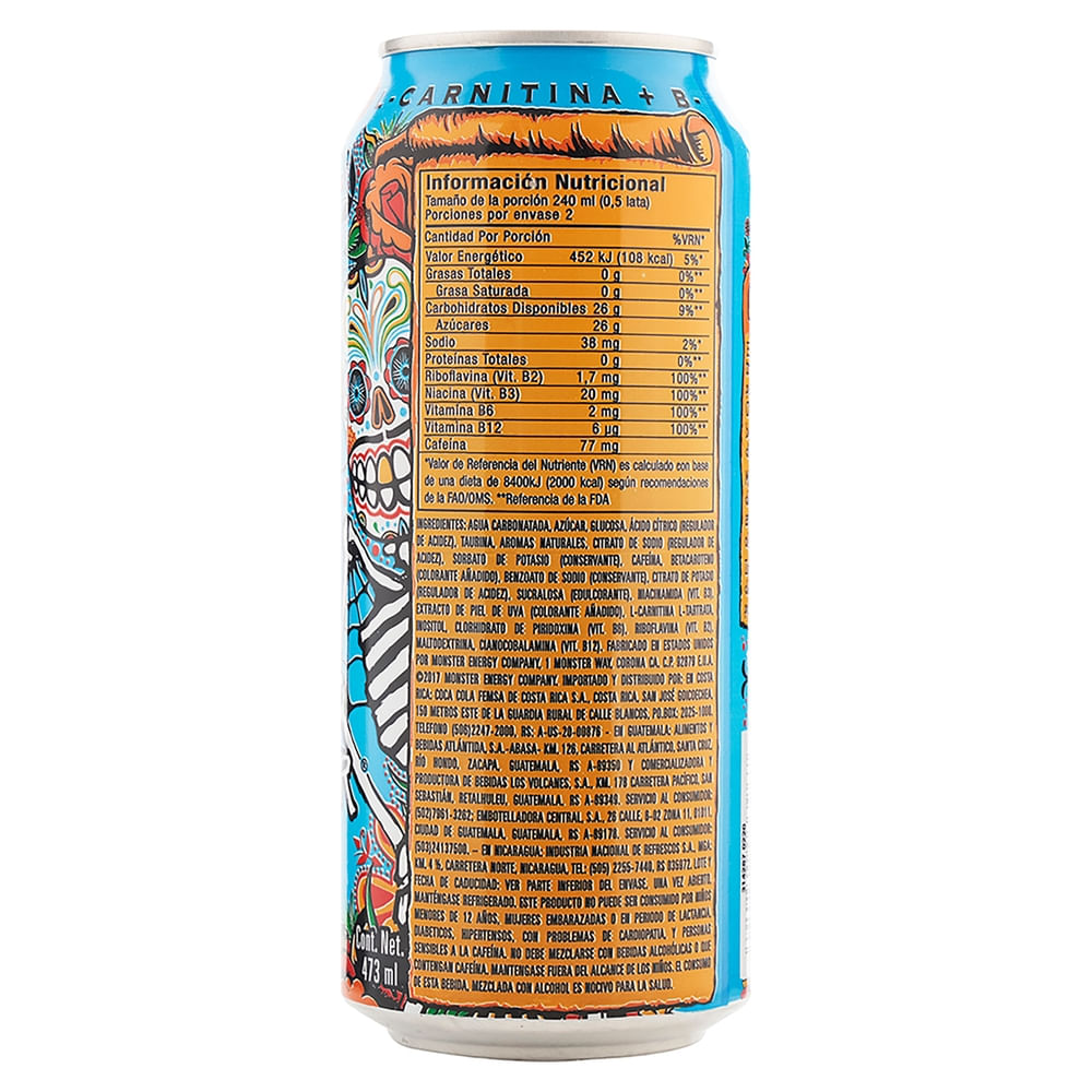 Comprar Bebida Energética Monster Mango Loco -473 ml | Walmart Costa ...