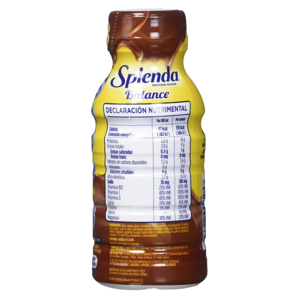 Splenda Balance Shake Chocolate 237 Ml - Walmart | Costa Rica