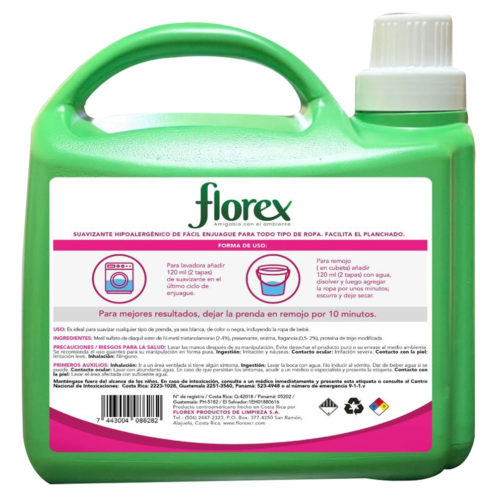 Comprar Suavizante para ropa Florex perfumcare -5000 ml | Walmart Costa ...