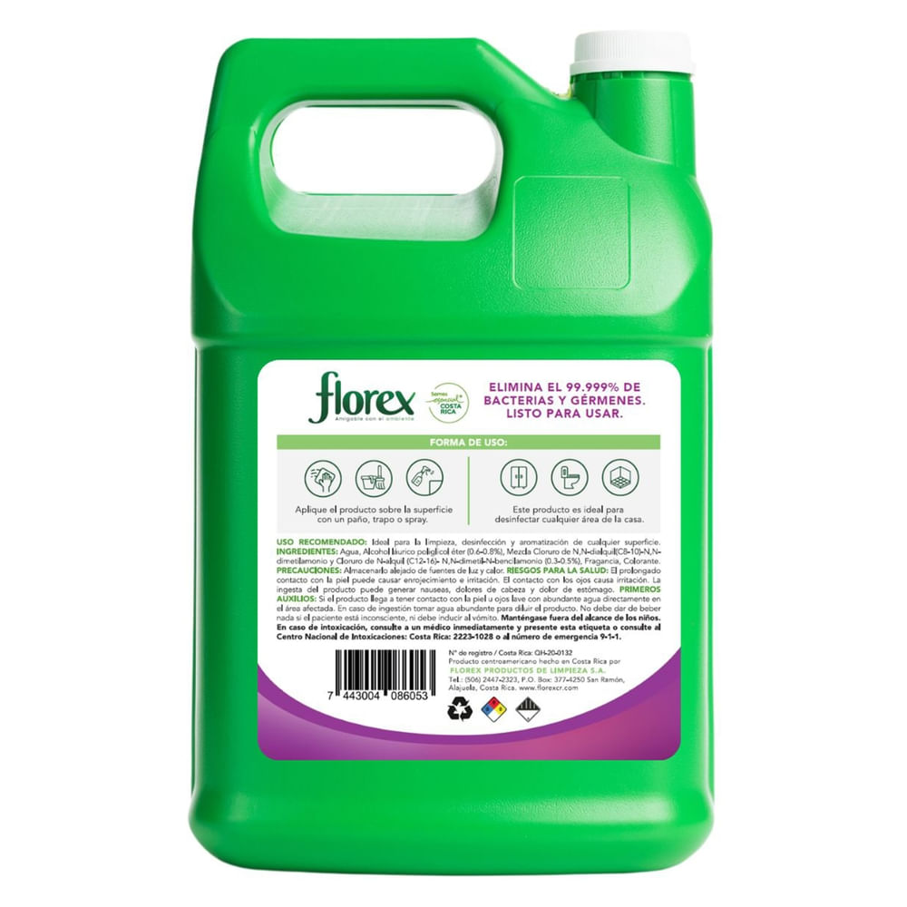 Comprar Desinfectante Florex floral galón -3785 ml | Walmart Costa Rica ...