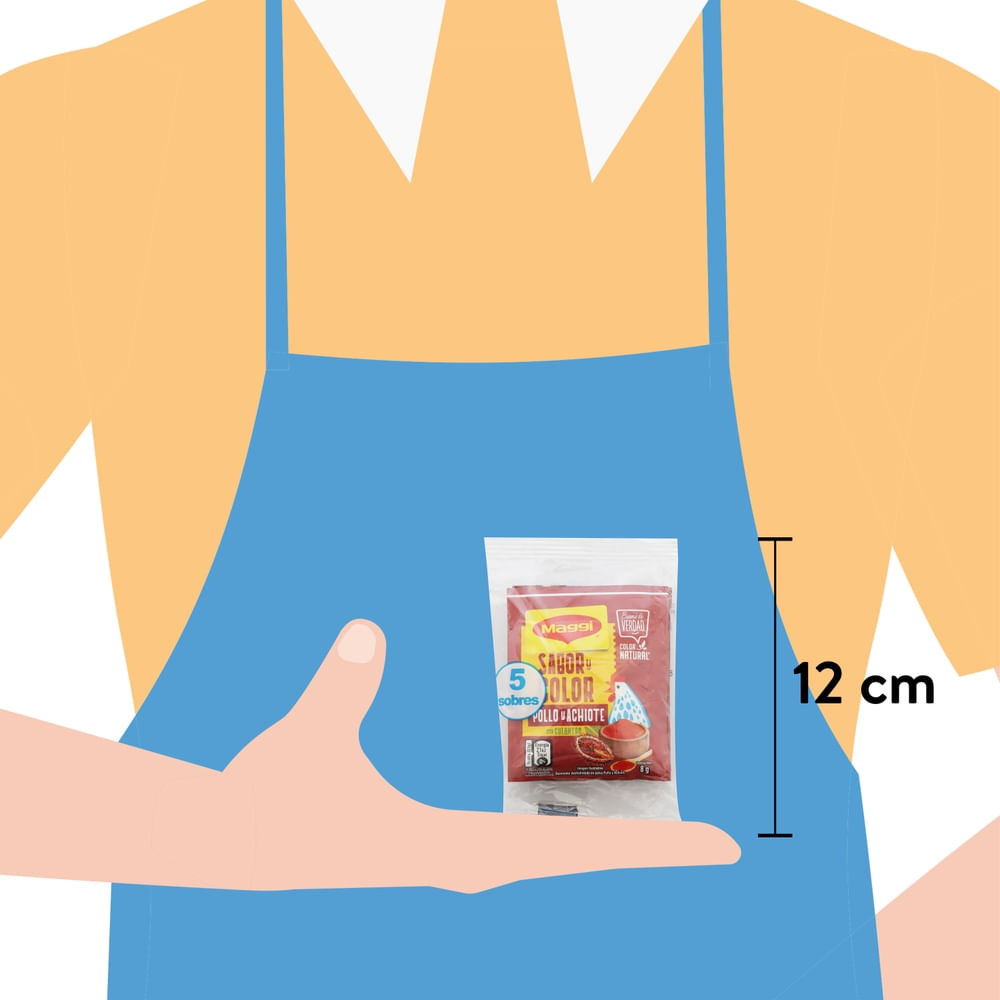 Comprar Maggi Sabor Y Color Pollo Y Achiote 5 sobres - 40 g | Walmart ...