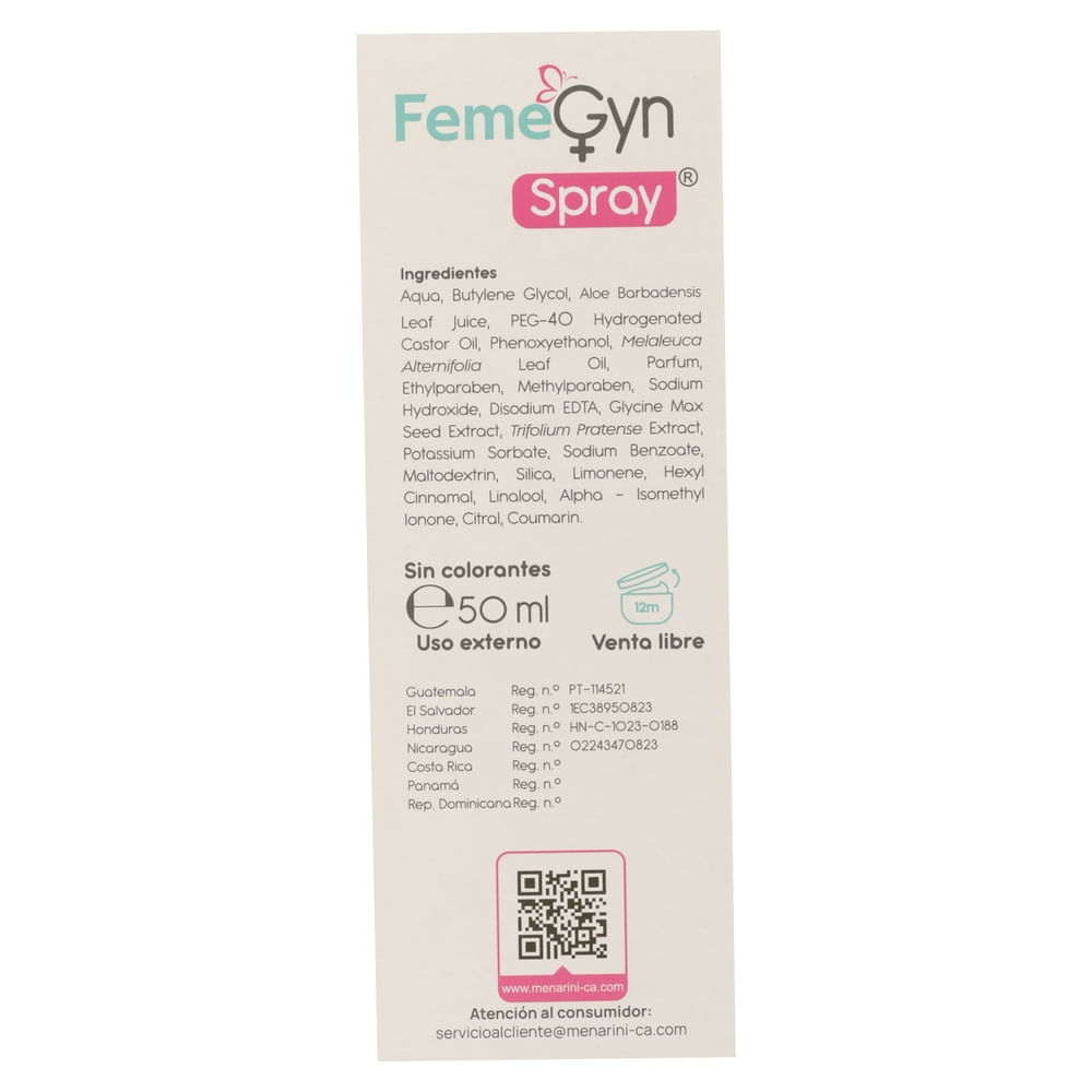 Femegyn Spray Menarini Frasco 50 Ml - Walmart | Costa Rica