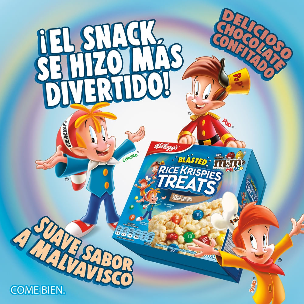 Comprar Barras de Cereal Kelloggs Rice Krispies M&Ms Original - 100 g ...