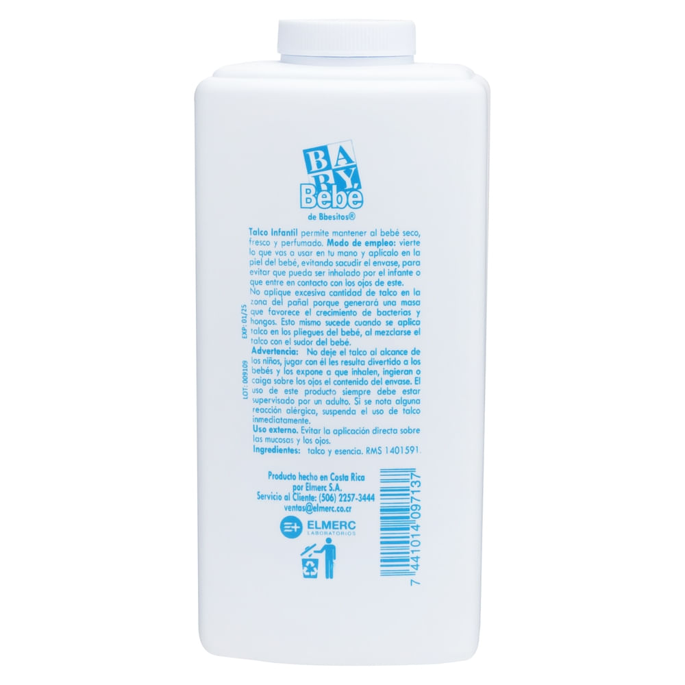 Comprar Talco Baby para bebé - 600 g | Walmart Costa Rica - Maxipalí ...