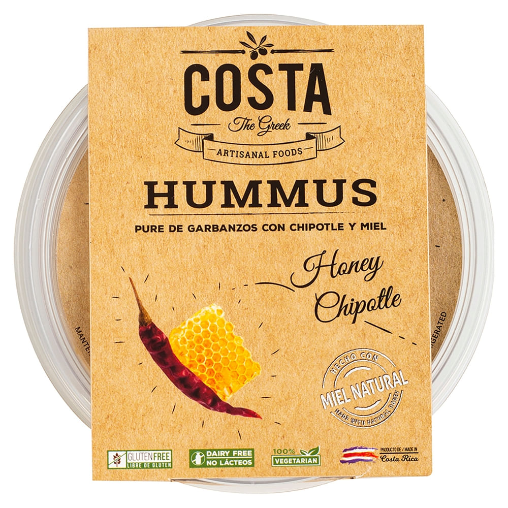 Comprar Hummus Costa The Greek puré de garbanzos con chipotle y miel ...