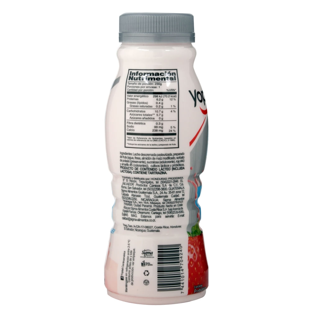 Comprar Yogurt Yoplait Light De Fresa - 230 g | Walmart Costa Rica ...