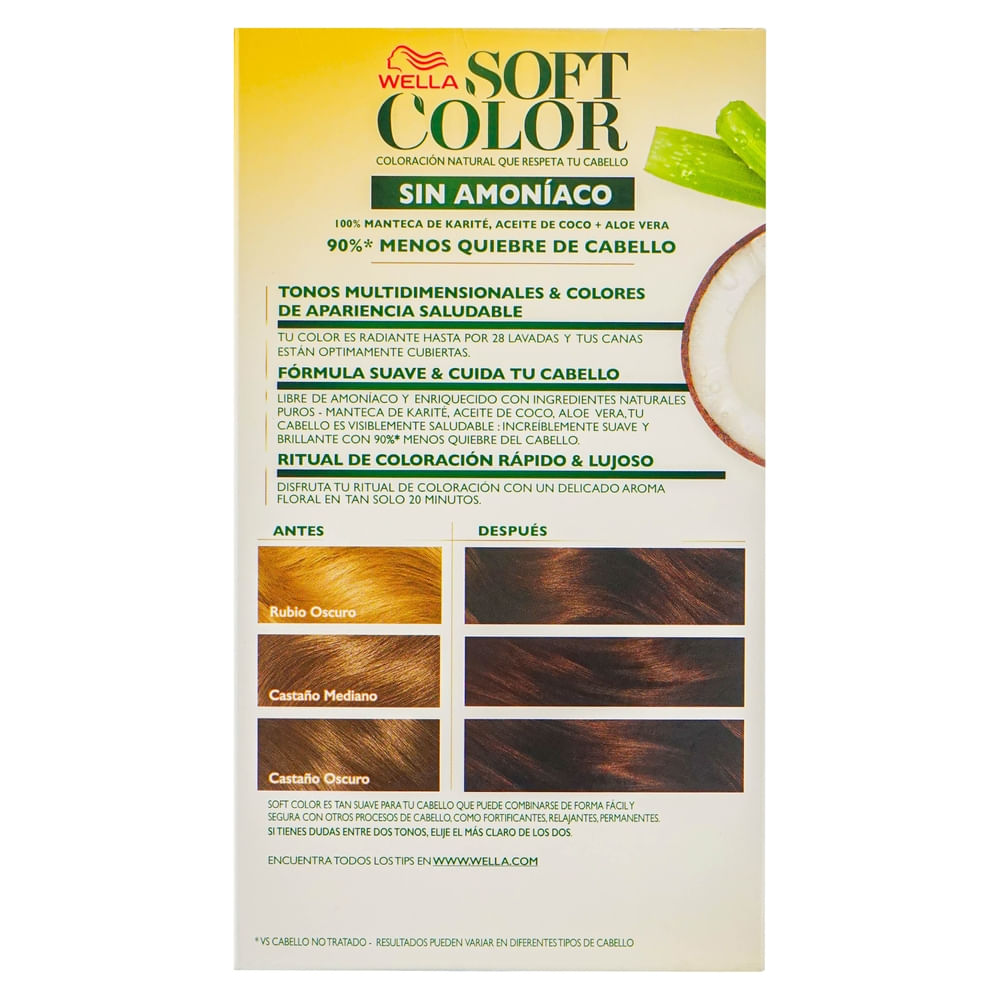 Comprar Tinte Soft Color Kit Castaño Mediano N40 - 1 Unidad | Walmart ...