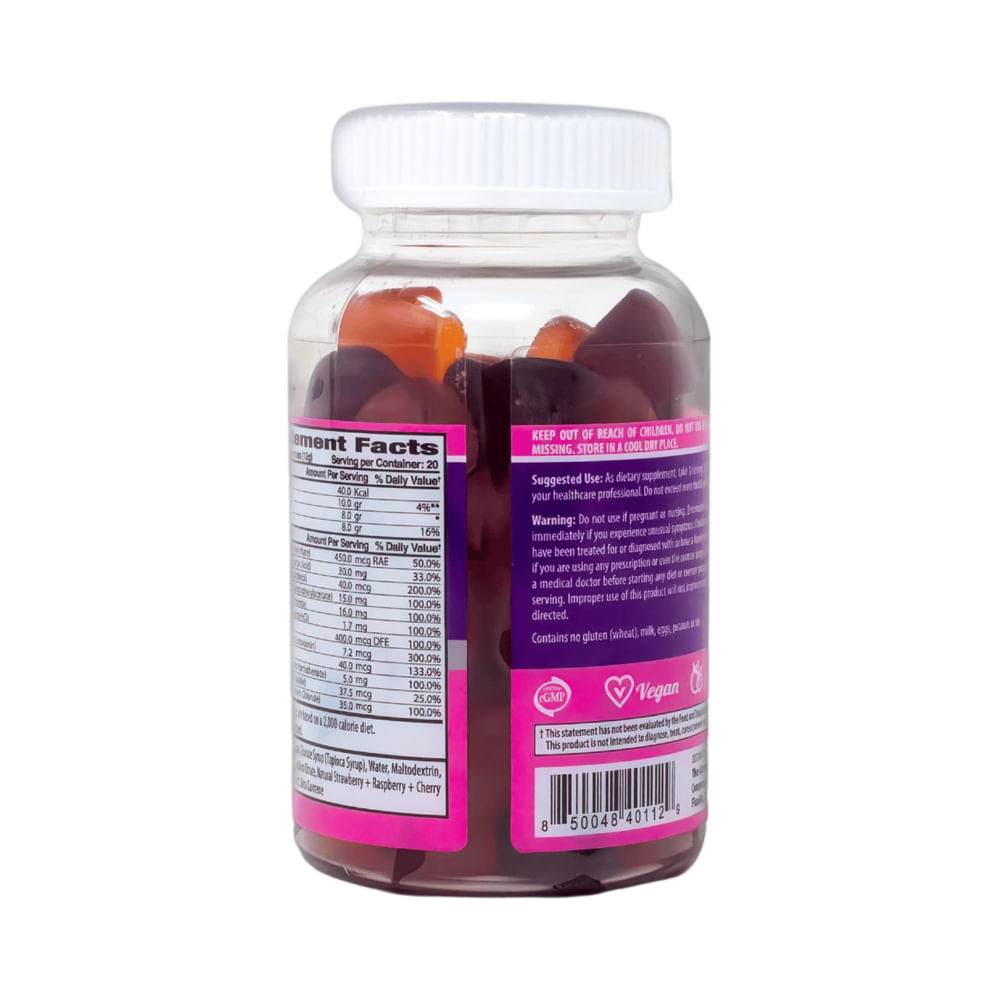 Gomitas The Gummies Womenmult Cereza 60 unidades - Masxmenos | Costa Rica