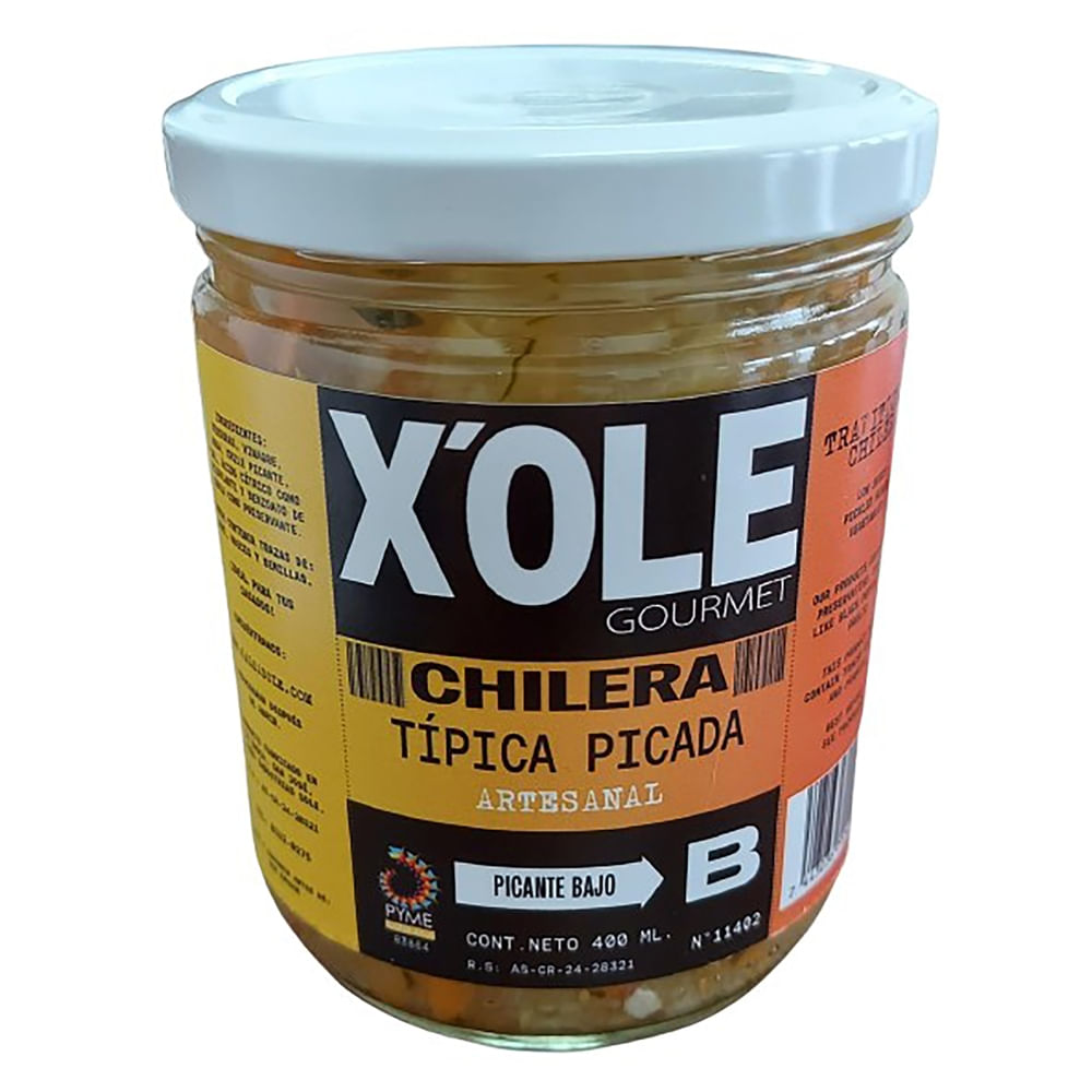 Chilera Xole Tipica Picante Bajo 400ml - Masxmenos | Costa Rica