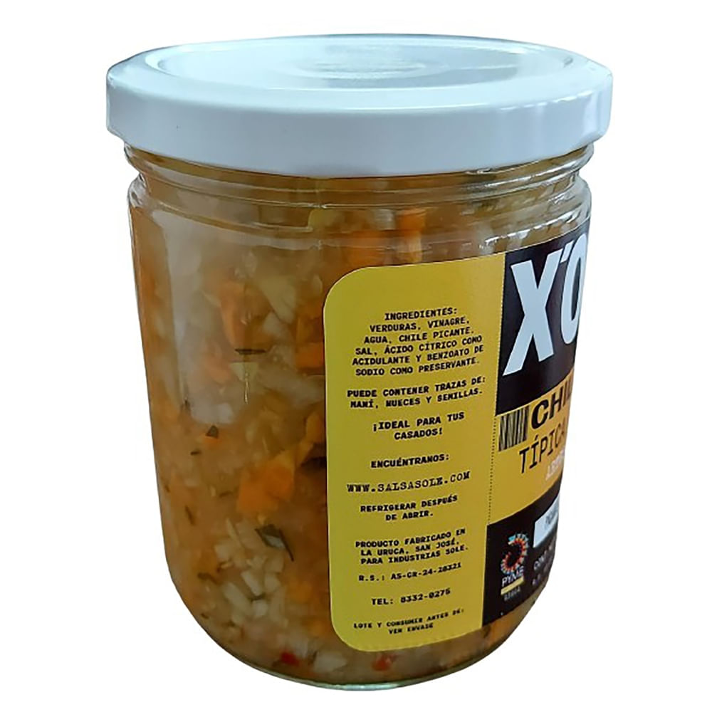 Chilera Xole Tipica Picante Bajo 400ml - Masxmenos | Costa Rica