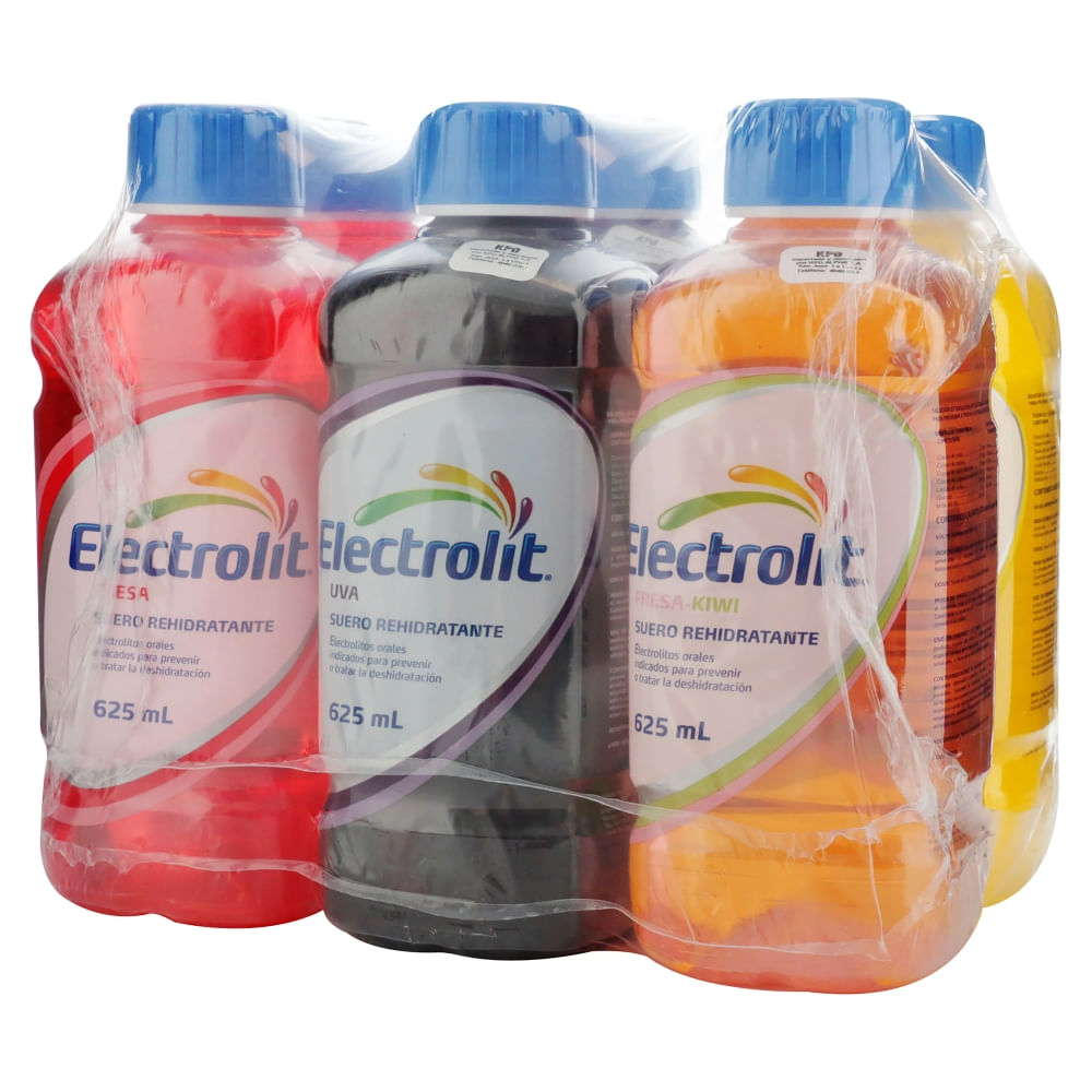 Bebida Electrolit 4 Pack Uva, Fresa, Naranja y Maracuya - Walmart ...