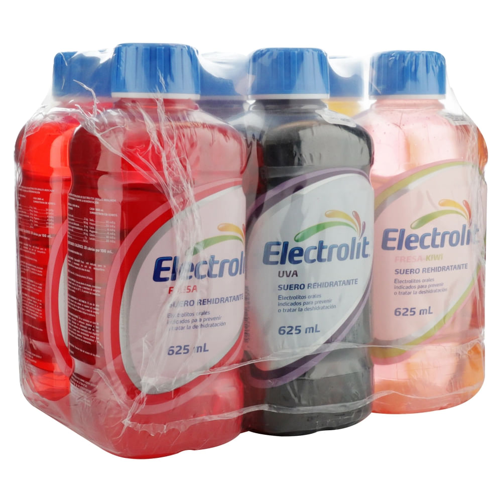 Bebida Electrolit 4 Pack Uva, Fresa, Naranja y Maracuya - Walmart ...
