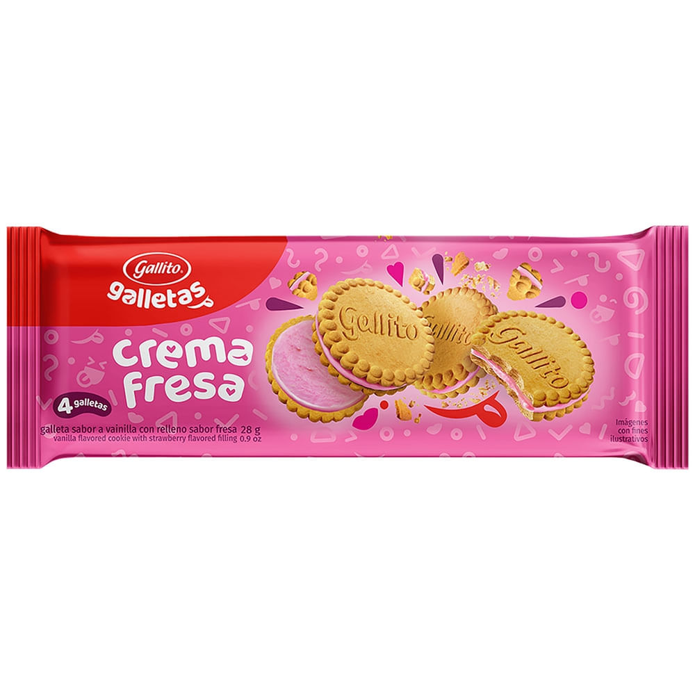 Comprar Galleta Crema Fresa Gallito 336G | Walmart Costa Rica ...