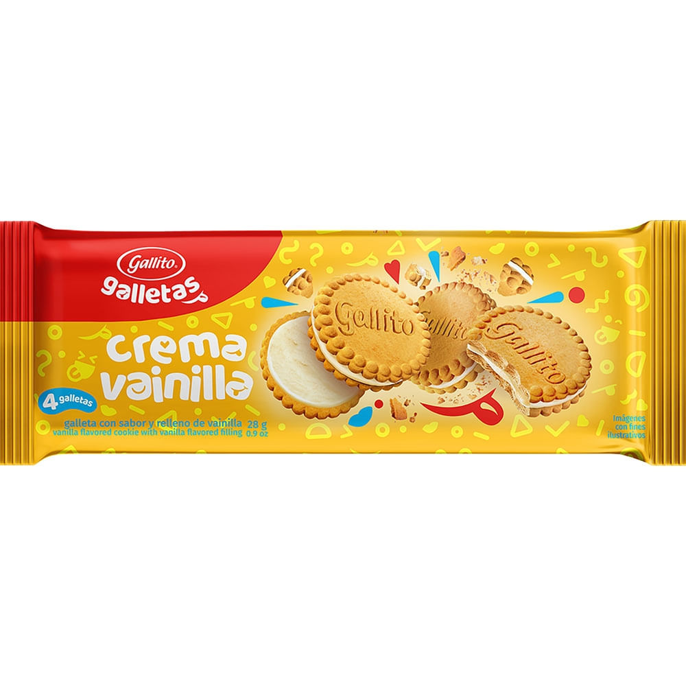 Comprar Galleta Crema Vainilla Gallito 336G | Walmart Costa Rica ...