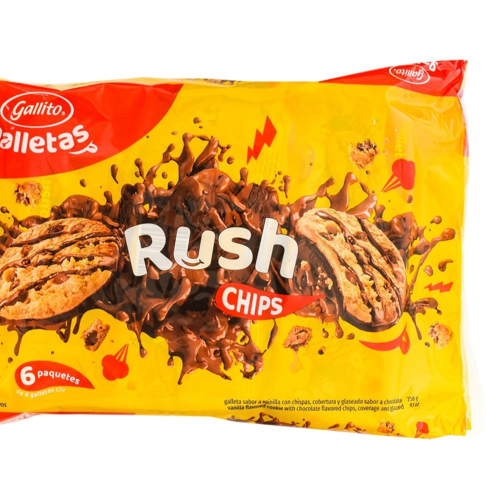 Comprar Galleta Gallito Rush Chips -258 g | Walmart Costa Rica ...