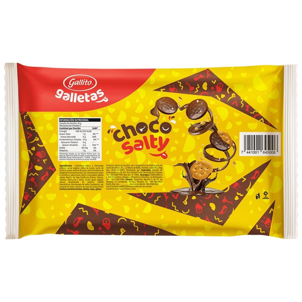 Comprar Galleta Choco Salty Gallito - 180 g | Walmart Costa Rica ...