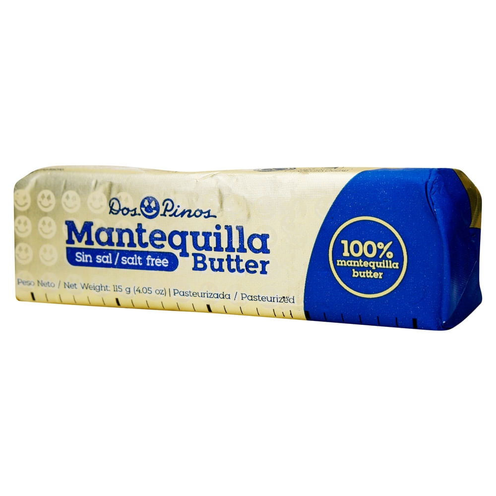 Comprar Mantequilla Dos Pinos Barra Sin Sal - 115 g | Walmart Costa ...