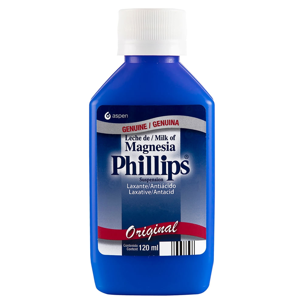 Comprar Leche De Magnesia Phillips, Sabor Original -120 ml | Walmart ...