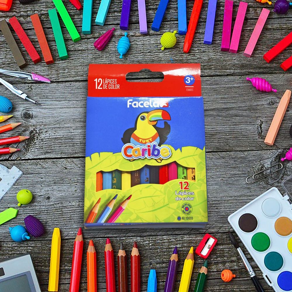 ComprarCrayones Caribe Cortos 12 Unidades | Walmart Costa Rica ...