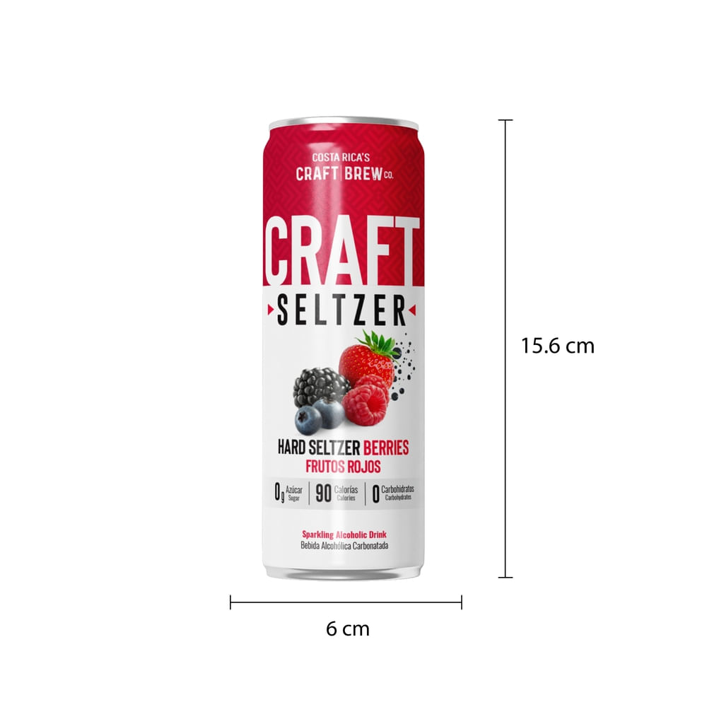 Comprar Craft Seltzer Costa Rica's Craft Brew Co Berries Lata - 355 ml ...