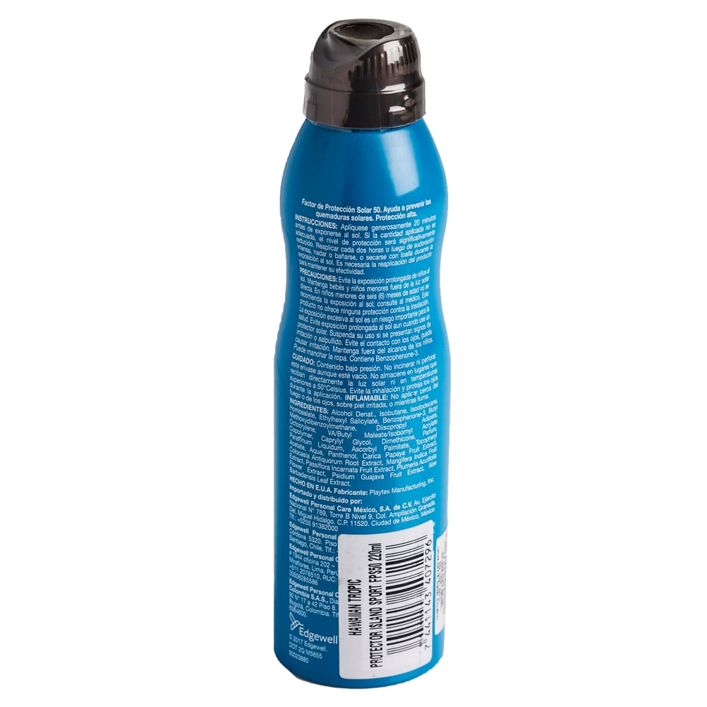 Comprar Protector solar Hawaiian Tropic sport FPS 50 - 220 ml | Walmart ...