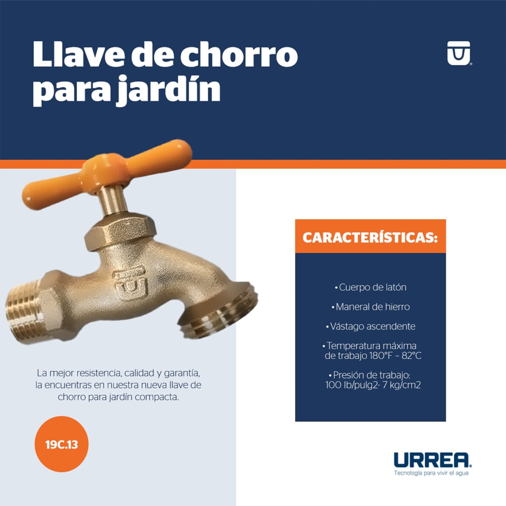 Llave Chorro Jardin Urrea Metal - Walmart | Costa Rica