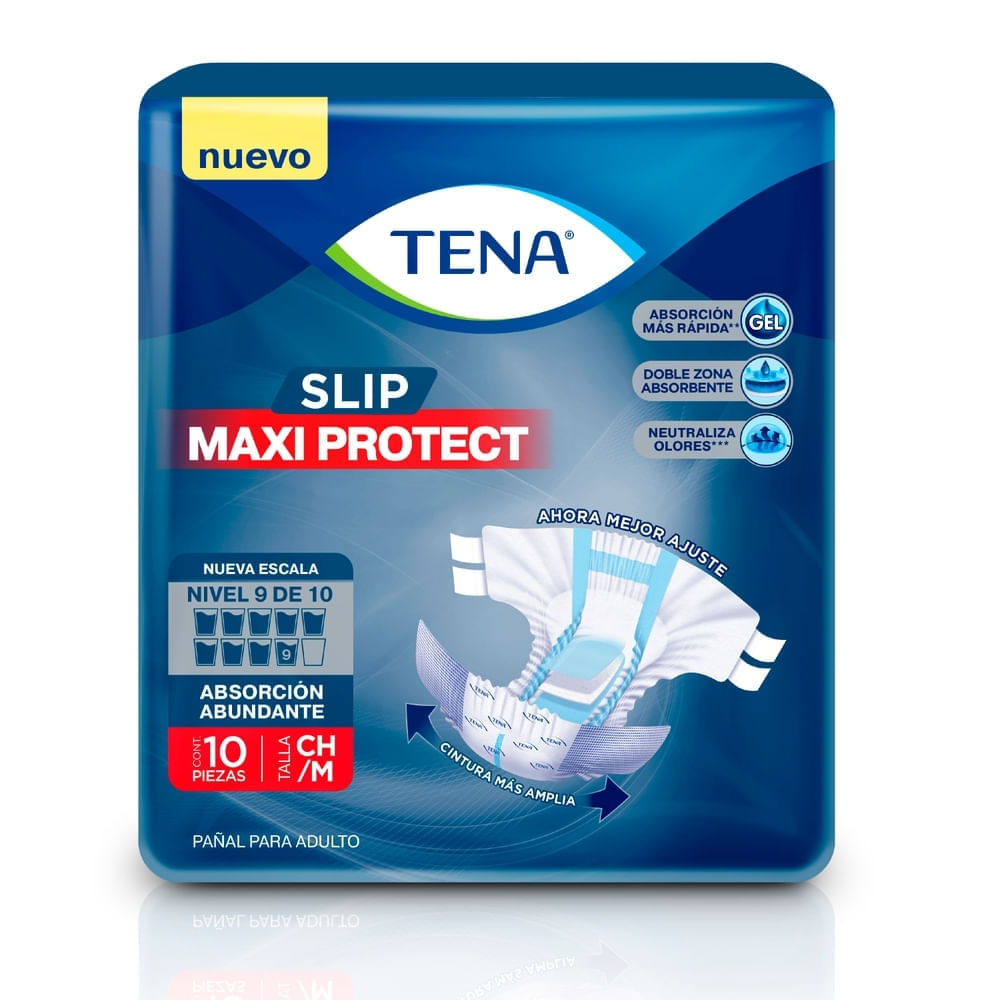 Comprar Pañales Para Adulto Tena Slip Maxi Protect Talla: CH/M - 10Uds ...