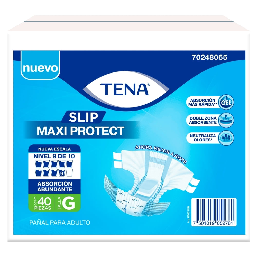Pañal para adultos Tena slip maxi protect G - 40 Uds - Walmart | Costa Rica