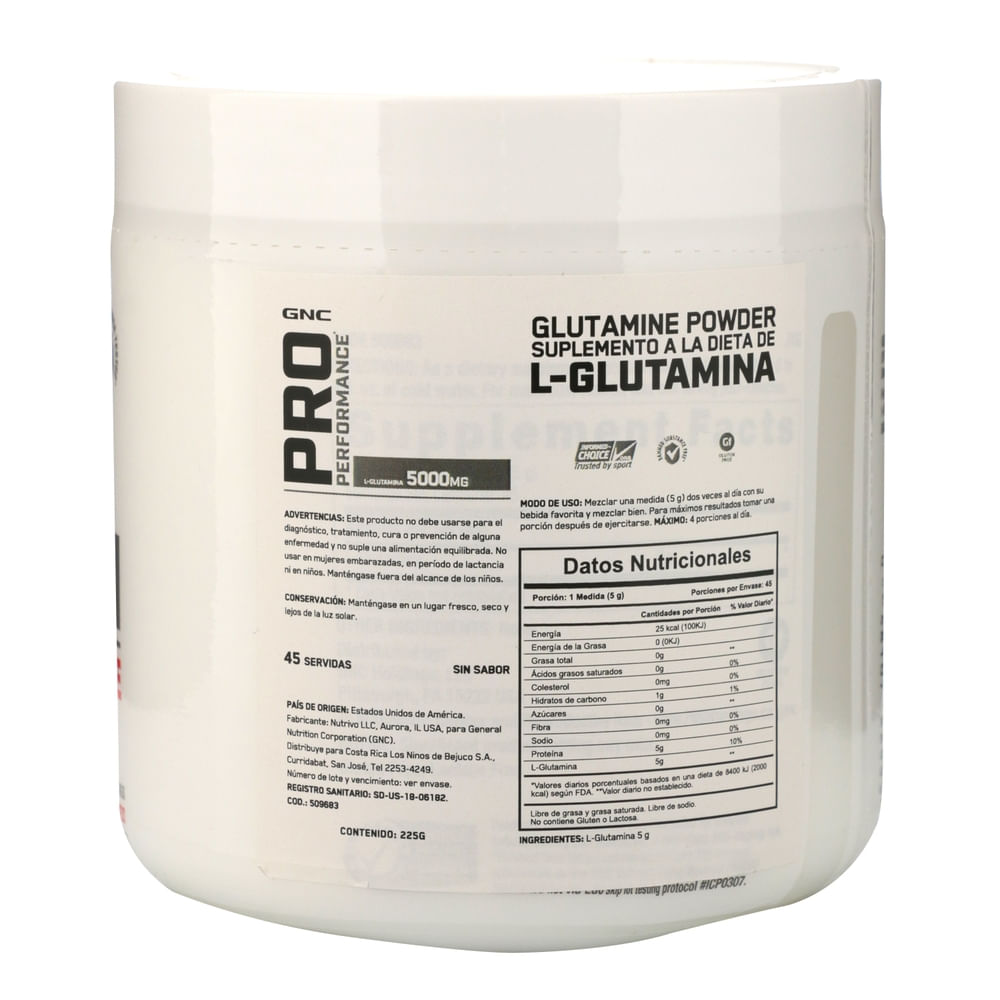 Gnc Gluta 45 Serv 225ea