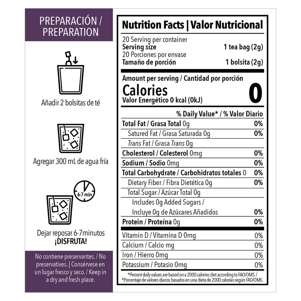 Comprar Té Mondaisa Verde Piña Coco 25 uds - 40 g | Walmart Costa Rica ...