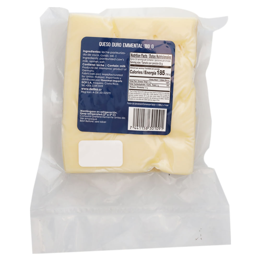 Comprar Queso Emmental Grand Or 180Gr | Walmart Costa Rica - Walmart ...