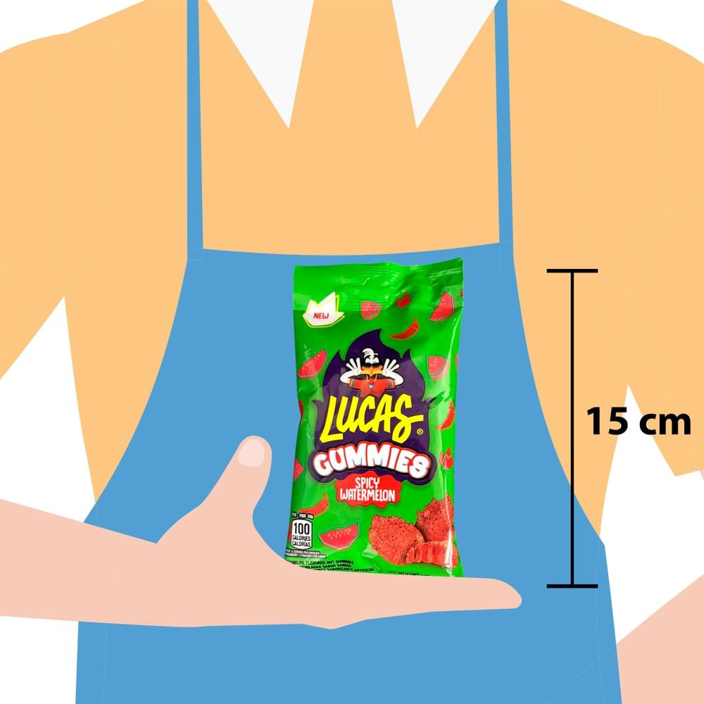 Gomitas Lucas Sandia - 70 g - Masxmenos | Compra en línea