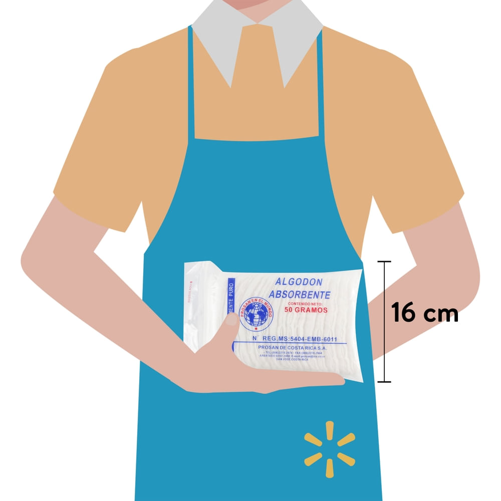 Comprar Algodón Prosan absorbente - 50 g | Walmart Costa Rica ...
