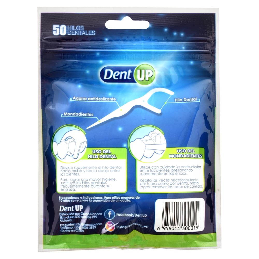Comprar Hilo Dental Dentup Triple Clean Picks - 50 unidades | Walmart ...