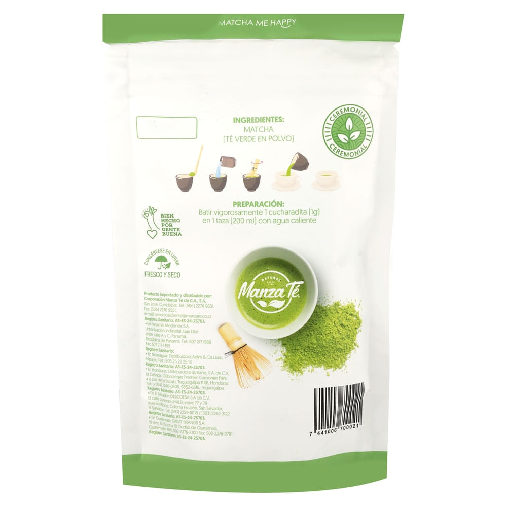 Comprar Té Matcha ManzaTé Japonés - 50 g | Walmart Costa Rica ...