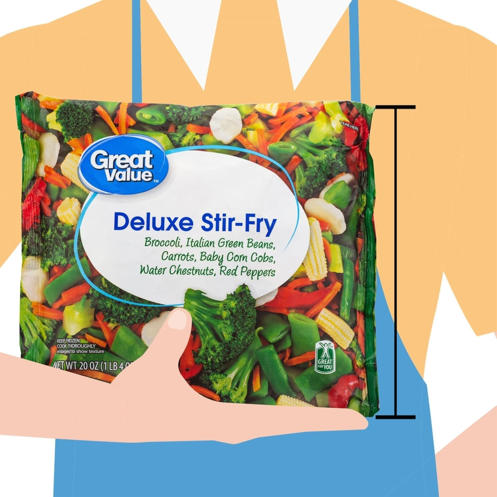 Comprar Vegetales Great Value Deluxe Stir Fry Congelados - 567 g ...