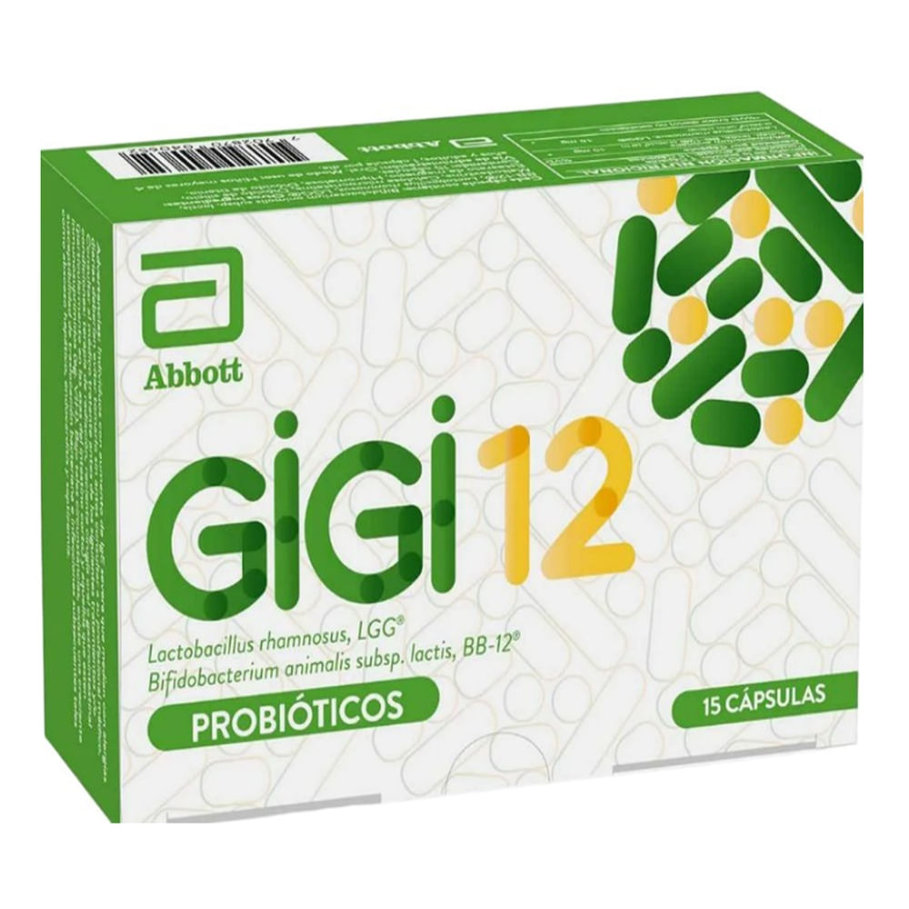 Antiviral, Gripe y Tos Abbott Gigi 12 Probioticos x 15 Caps - Walmart ...