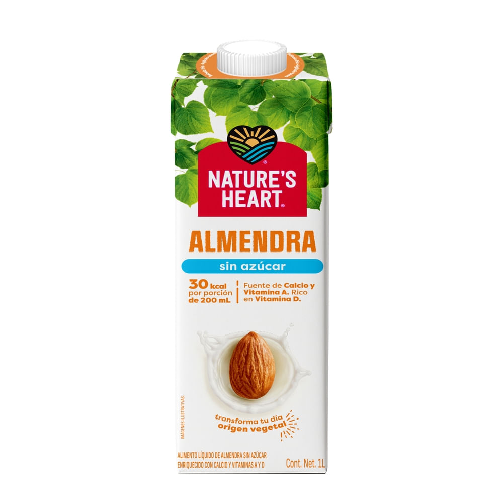 Comprar Bebida de Almendras Nature's Heart Sin Azúcar - 1 L | Walmart ...