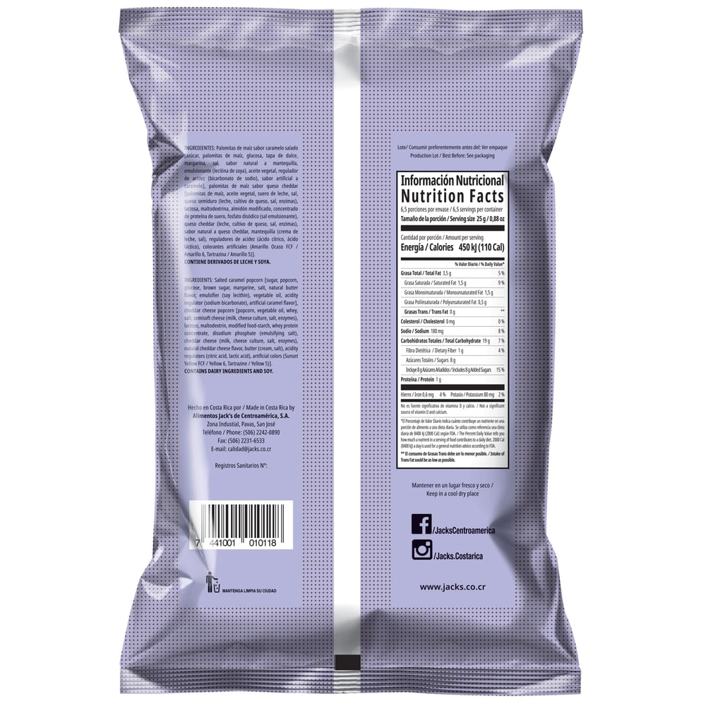 Palomitas Preparadas Popi Pop Mix Jacks 160gr - Walmart | Costa Rica