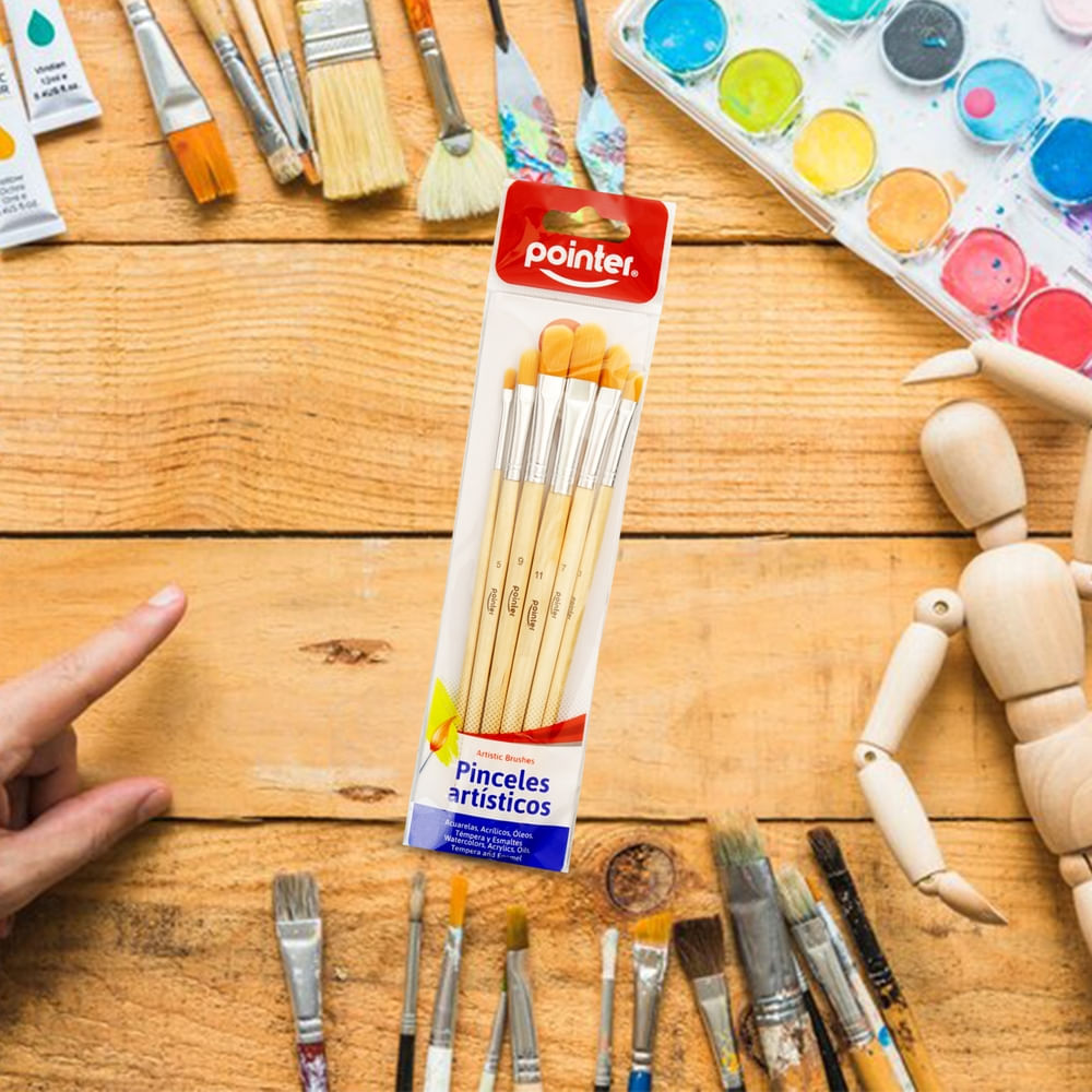 Comprar Juego De Pinceles Lengua De Gato Pointer | Walmart Costa Rica ...